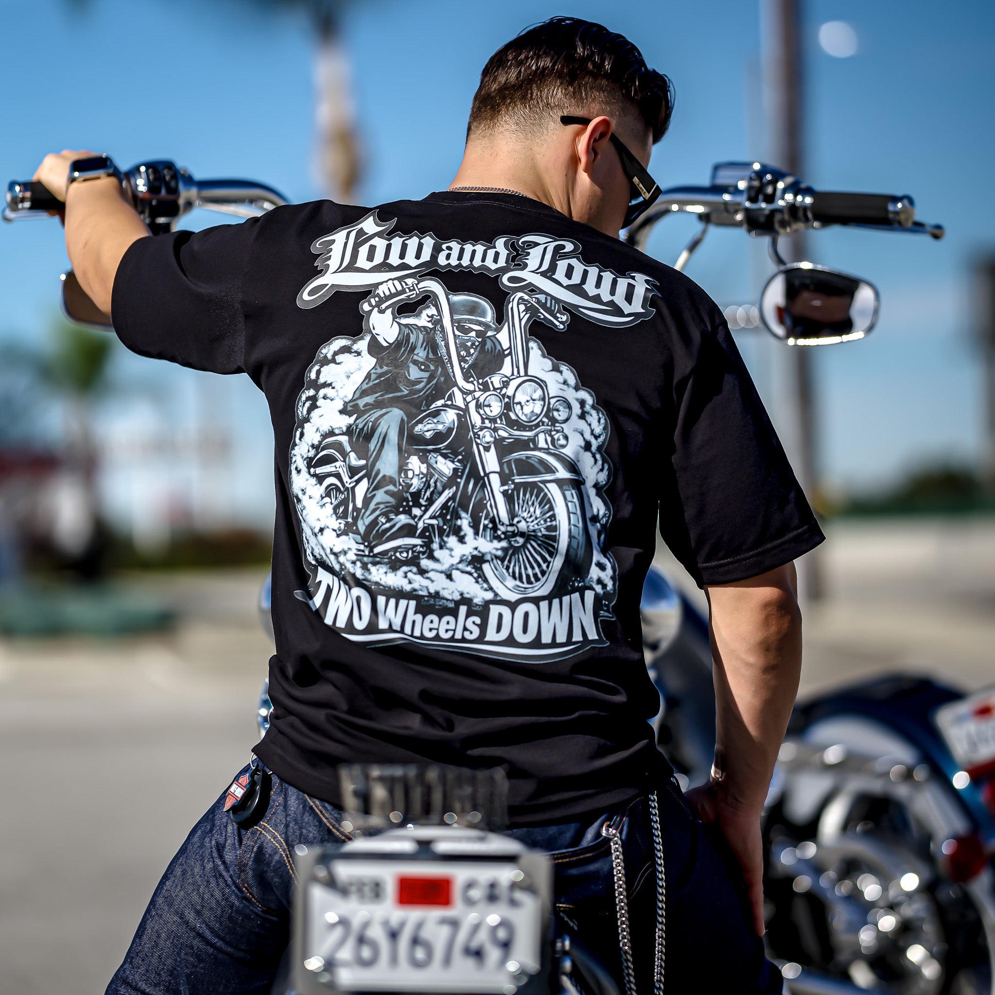 Two Wheels Down – LOW AND LOUD CLOTHING